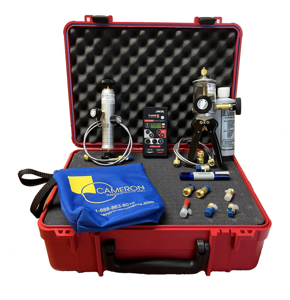Vac Calibration Kits to 3000psi & 5000psi - Cameron Instruments