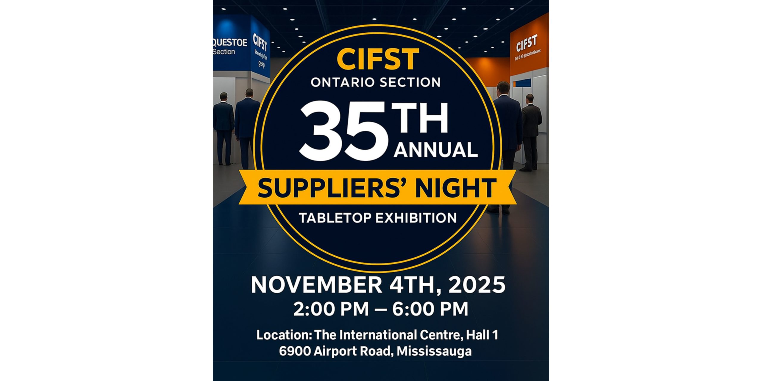 CIFST Ontario Section: 35th Annual Supplier's Night Table Top ...